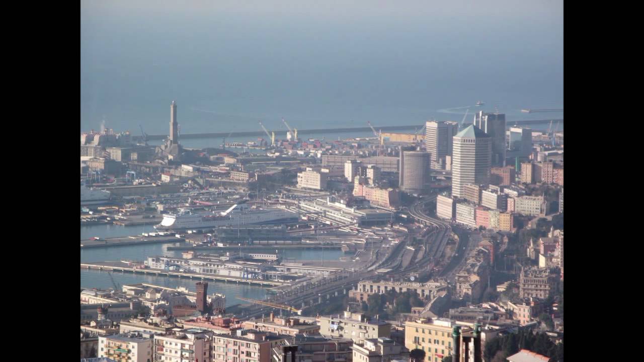 Genova vista dal Righi - Genova seen from Righi - YouTube