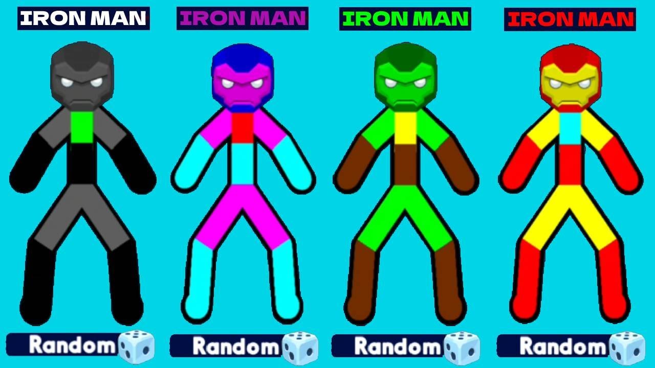 Supreme Duelist Stickman IRON MAN Epic Battle Gameplay 4 Player NEW ...