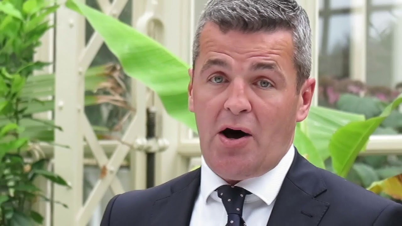 Sean L'Estrange speaking at Ireland India council event August 15 2018 ...