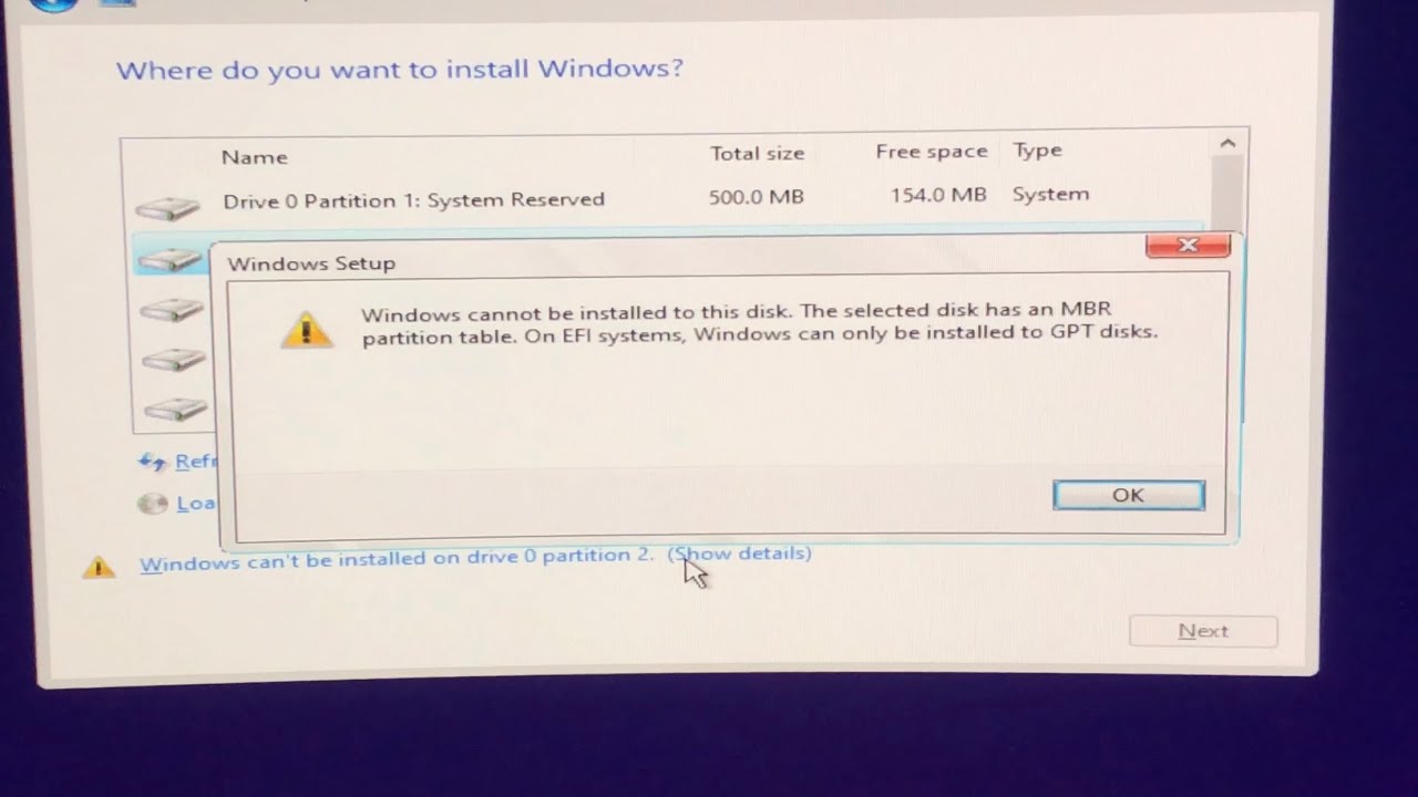 Windows Cannot Be Installed To This Disk The Selected Disk Is Read Only At Elden Martin Blog