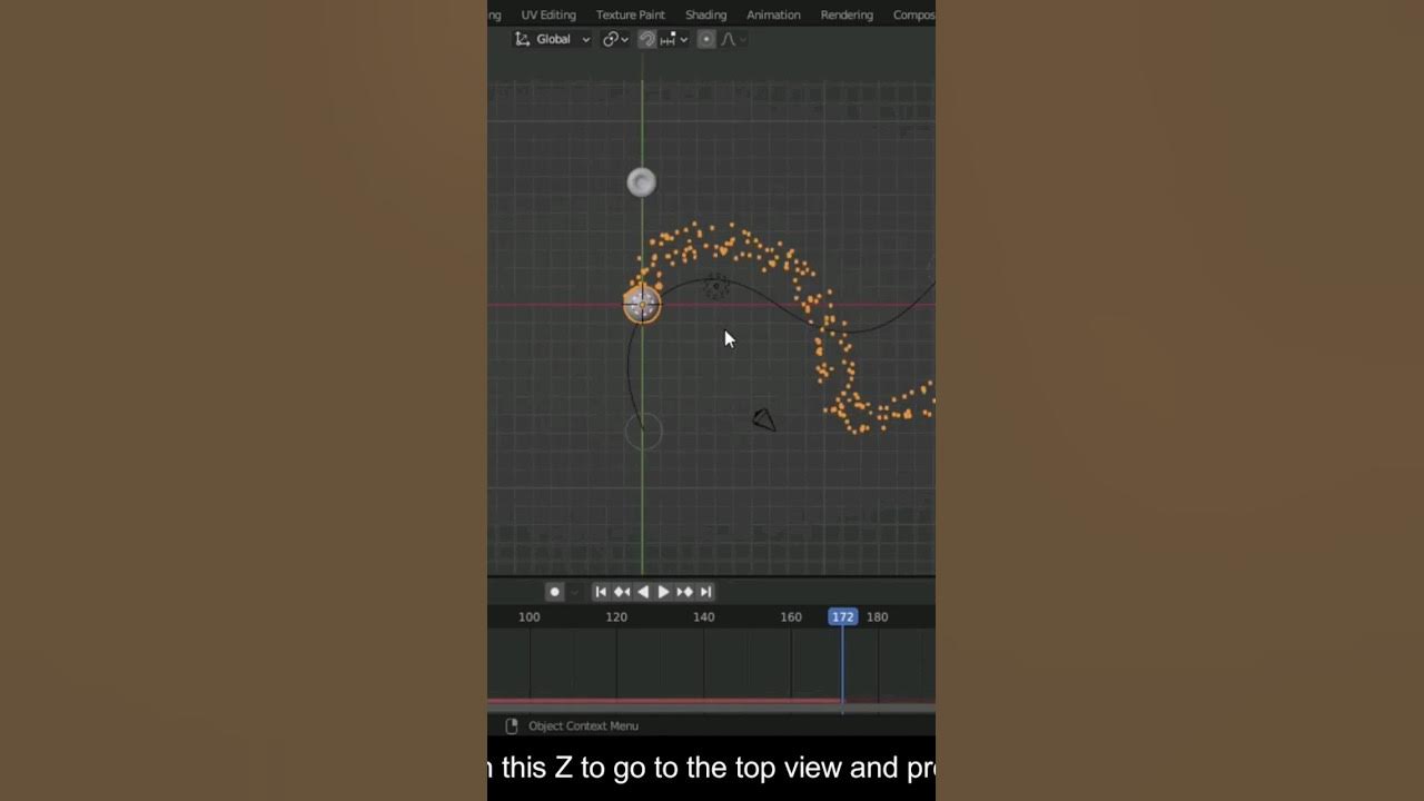 Best Way to make Particles follow a curve in blender #blender #tutorial #particles - YouTube