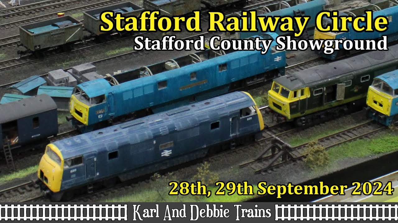 Stafford Railway Circle - Model Railway Exhibition 2024 - YouTube
