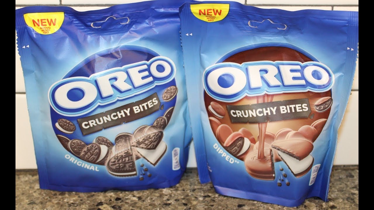 Oreo Crunchy Bites: Original & Dipped Review - YouTube