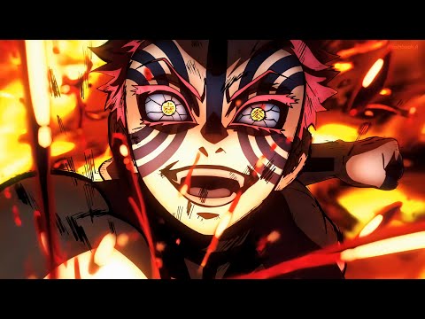 Akaza vs Rengoku | 4K60FPS Smoothes