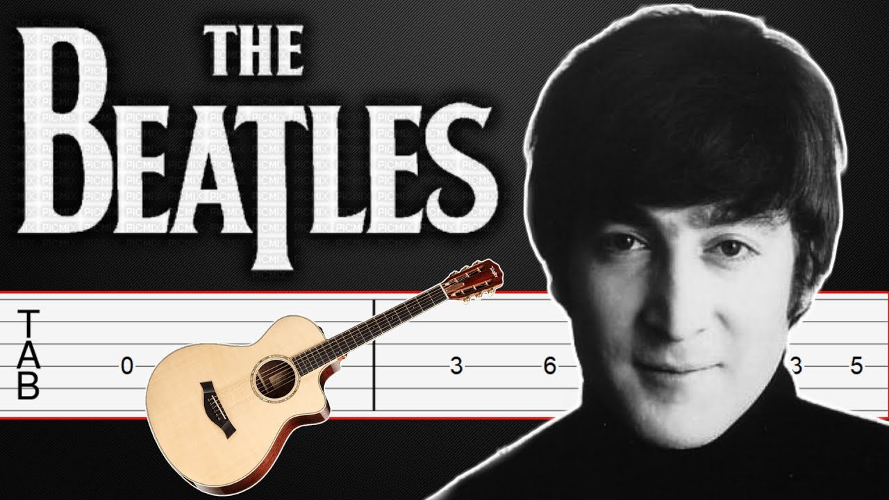 Girl - The Beatles Guitar Tabs, Guitar Tutorial - YouTube