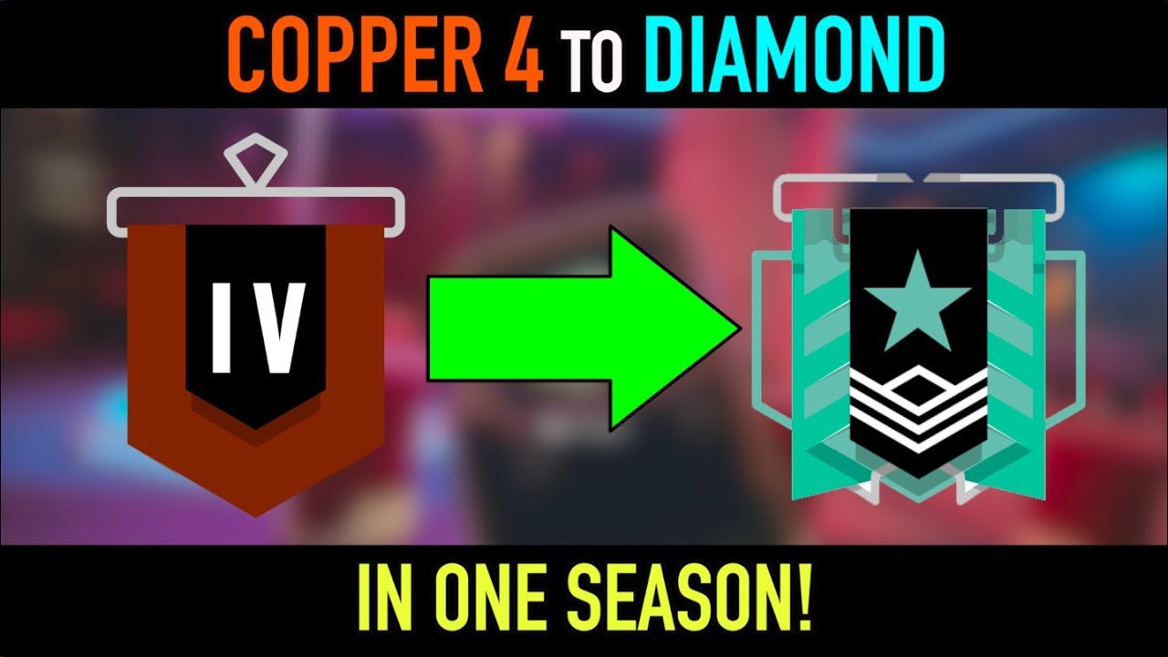 GOING FROM COPPER 4 TO DIAMOND IN ONE SEASON - Rainbow Six Siege ...