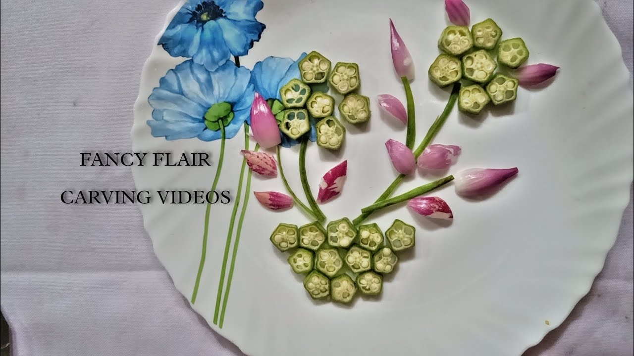 Carving with Lady Finger PT 2 | #carvingart #art #carving #fancy # ...