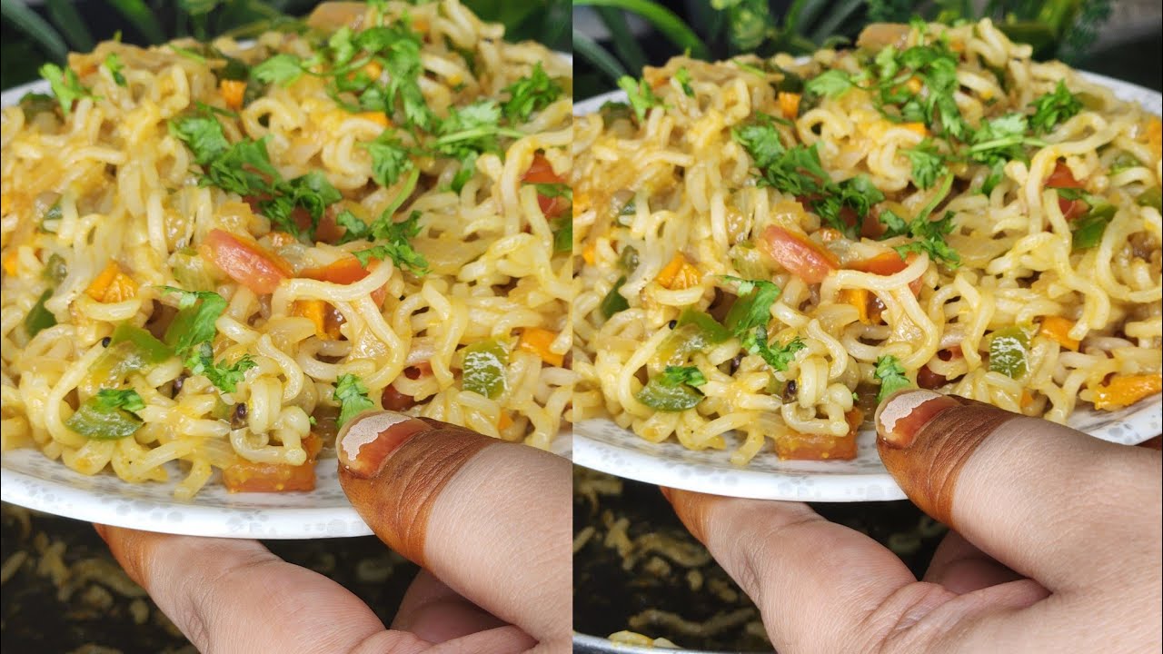 5 minutes vali Desi Maggi | Maggi recipe in Hindi | Vegetable Maggi ...