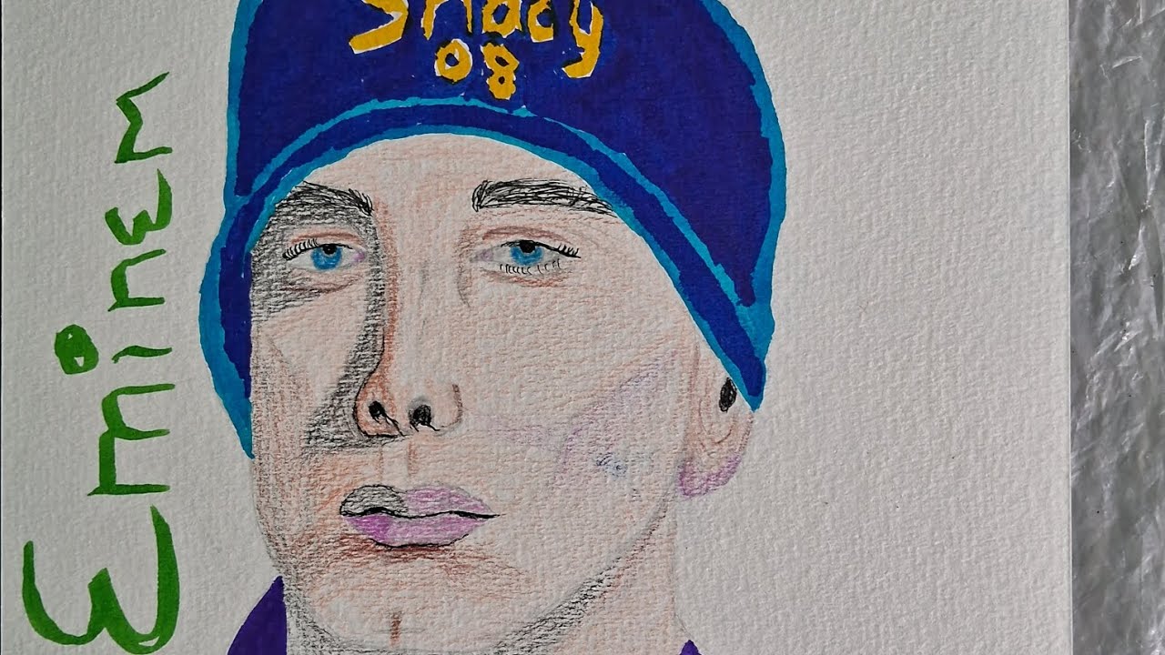 Rap God (EMINEM) | Pencil Colour |Drawing - YouTube