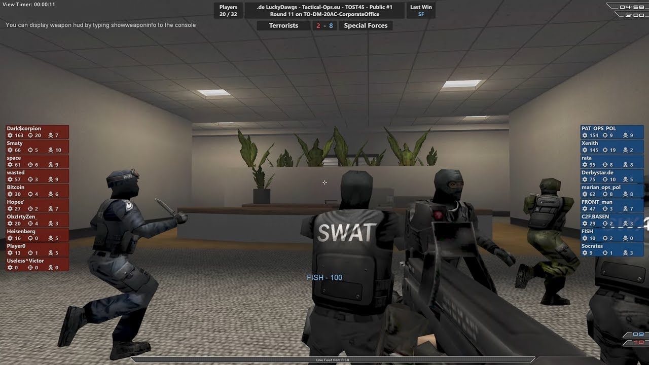 LIVE: Tactical Ops Multiplayer - Assault On Terror - UT99 - Links In ...