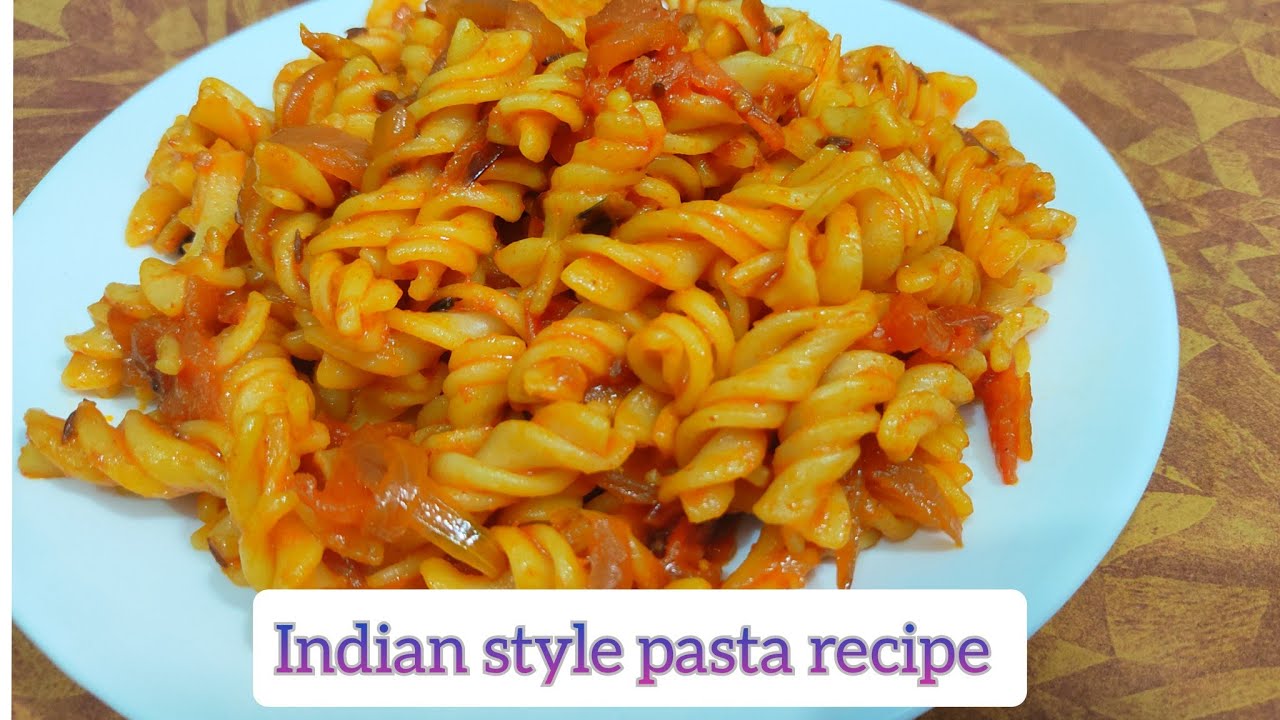 Indian style pasta recipe/ Spicy pasta recipes / #sss - YouTube