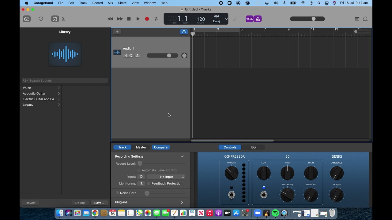 No input sound on GarageBand? No Problem! - YouTube
