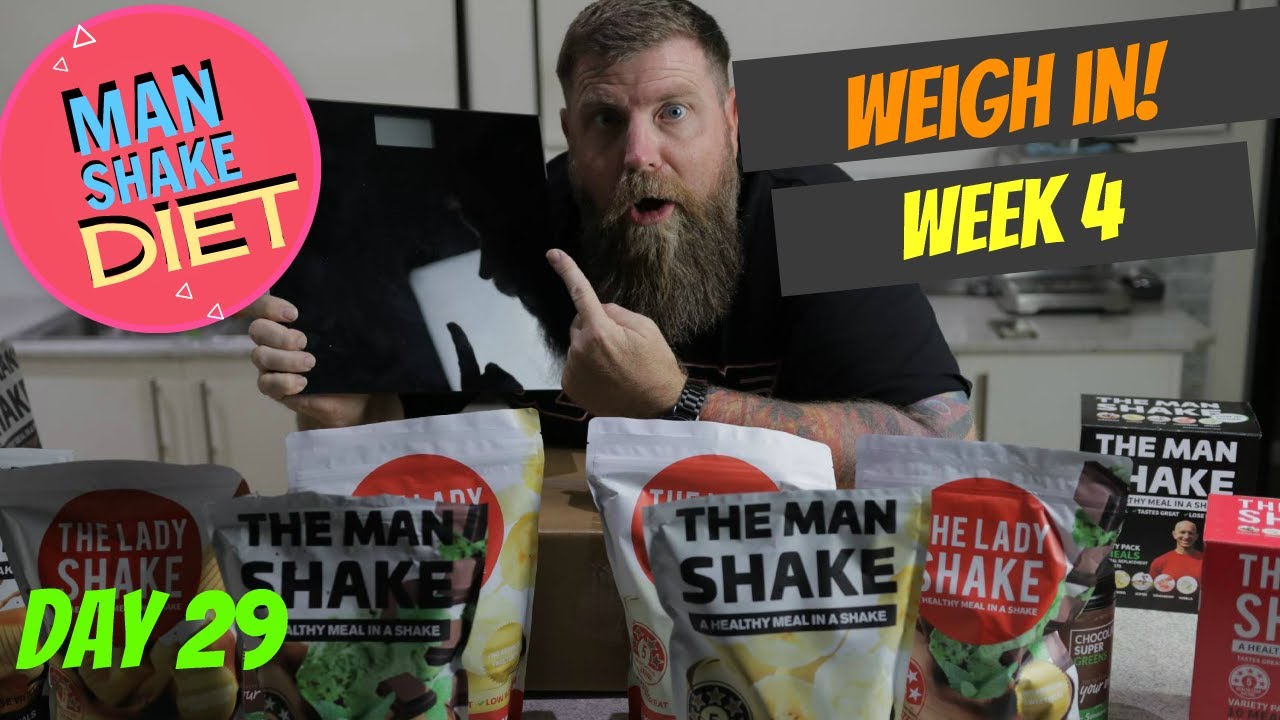 Man Shake Diet Week 4 Weigh In - YouTube