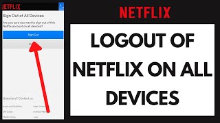 Sign out of all netflix accounts - europebopqe