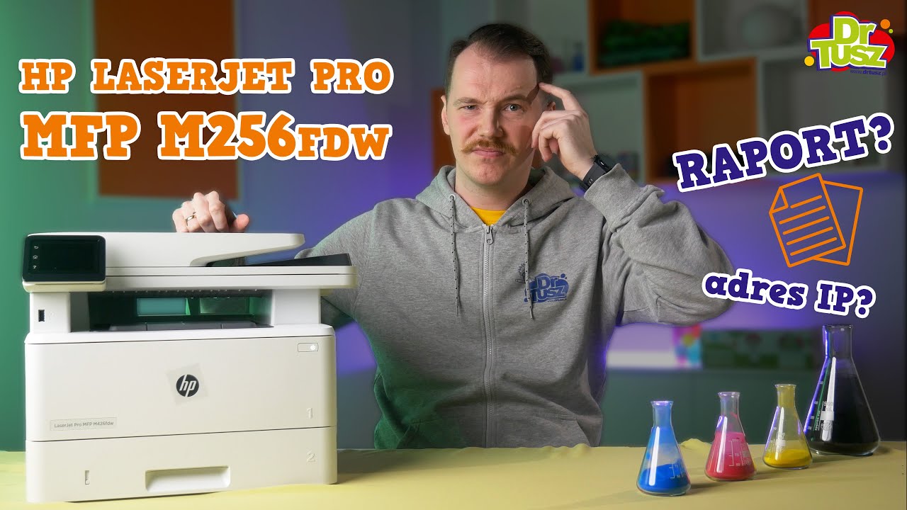 Adres IP drukarki - gdzie znaleźć na przykładzie: HP LaserJet Pro MFP ...