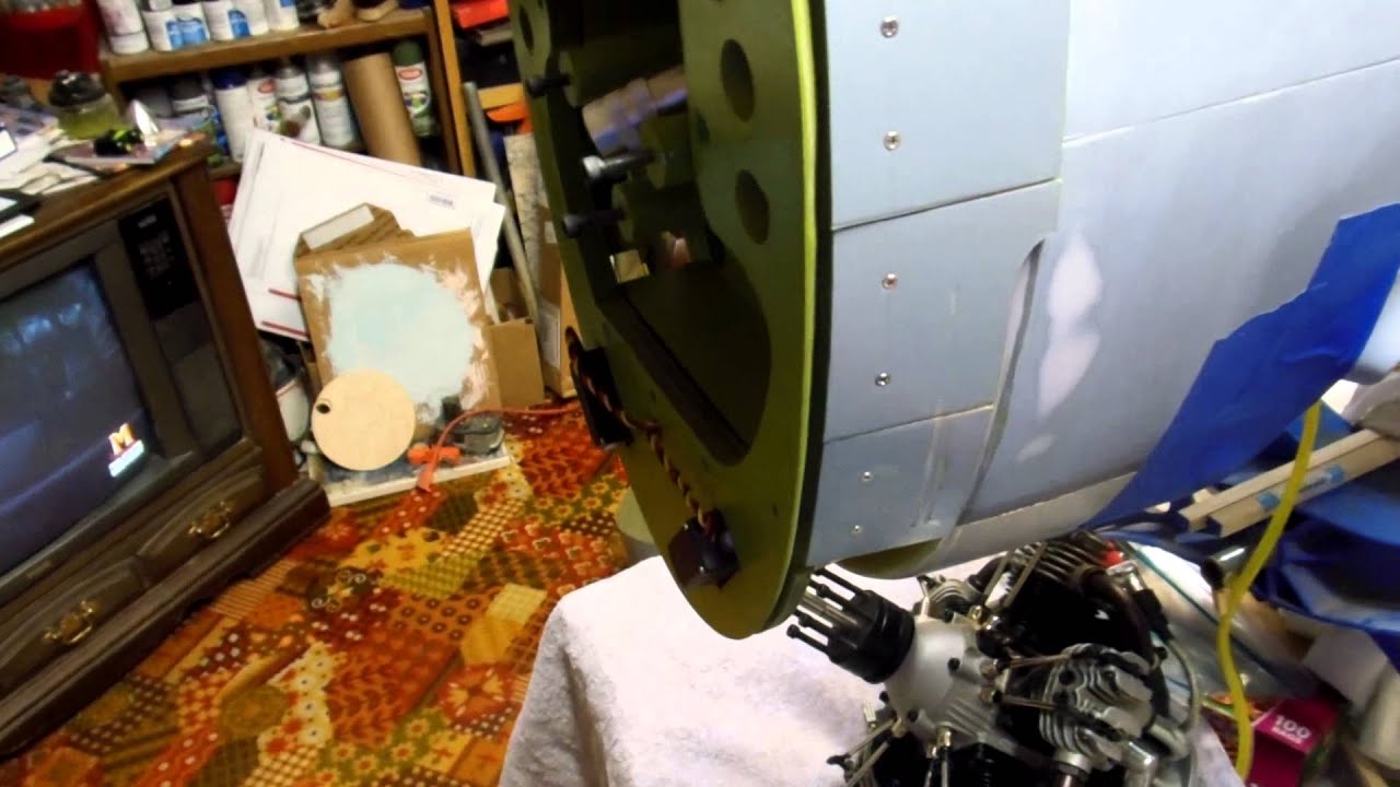 Meister Scale P-47 working cowl flaps - YouTube