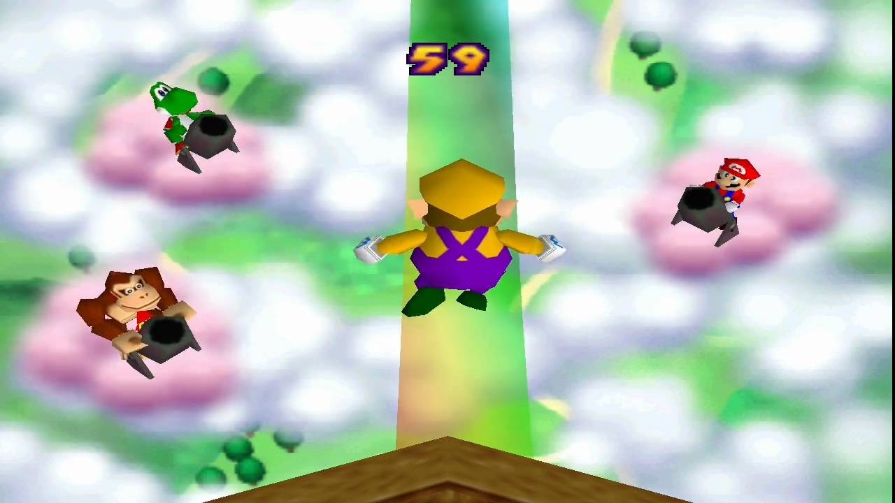 Mario Party 2 Mini Games - Rainbow Run - YouTube