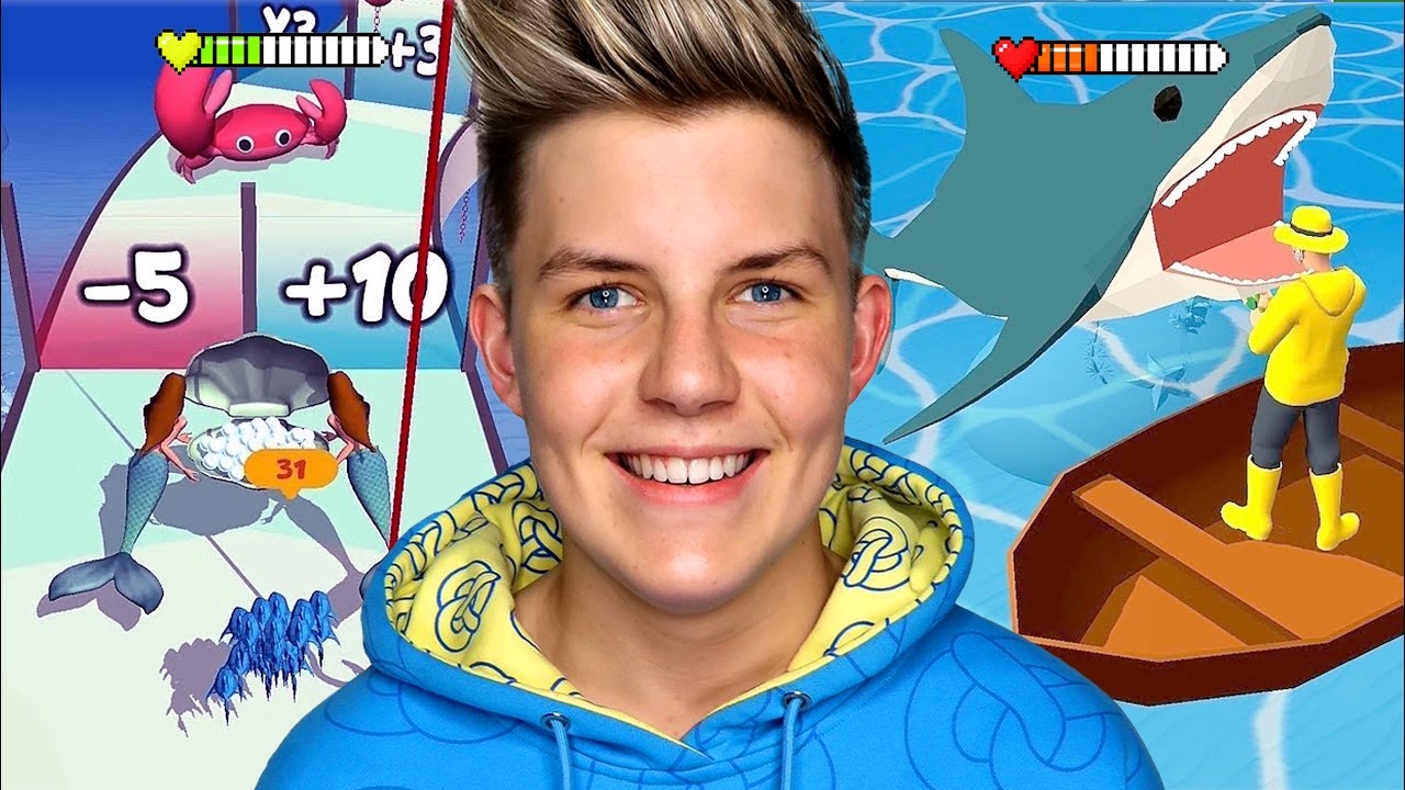 Can We Go NOOB to PRO to in CROWD FISH?! Prezley - YouTube