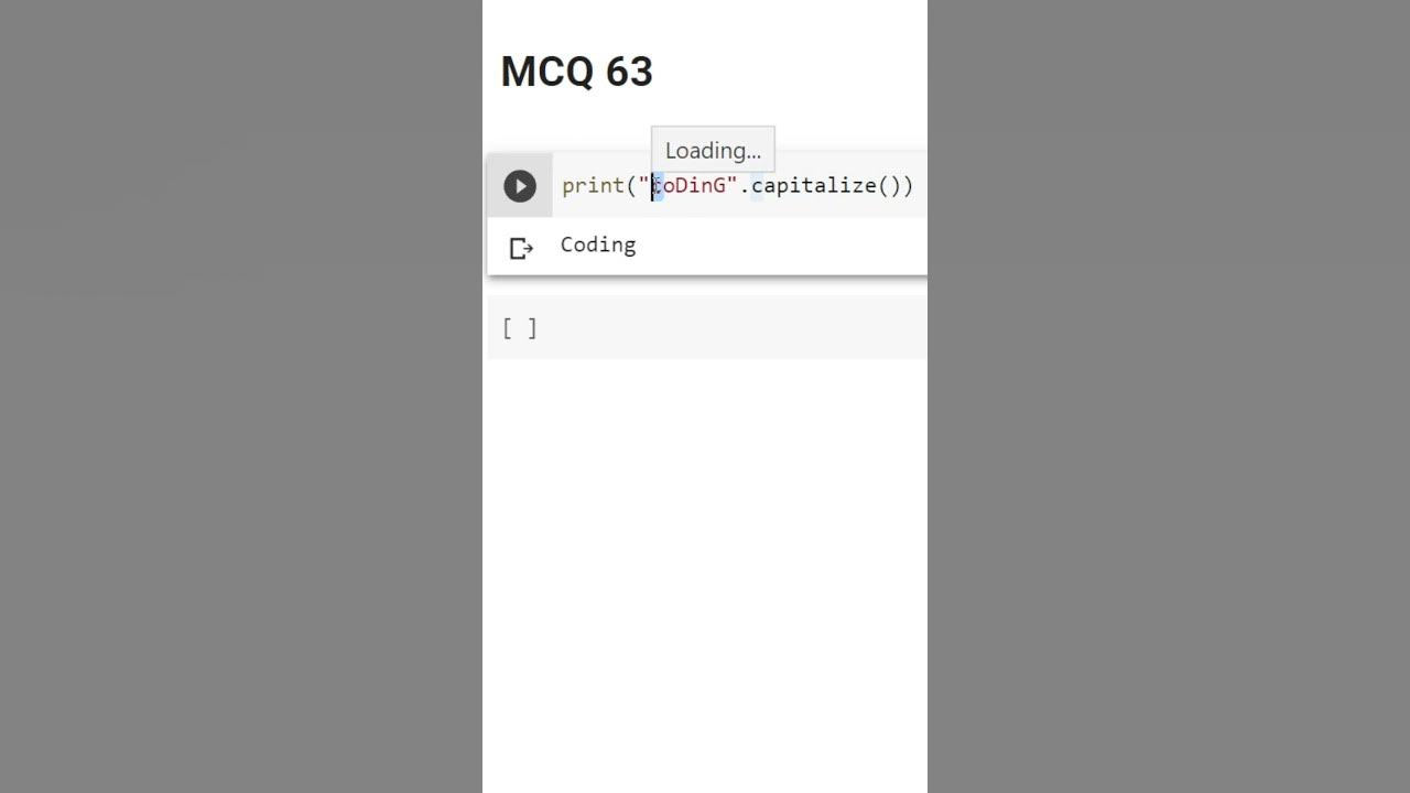 MCQ 63 #hackerrank #subscribe #songs #sauravjoshivlogs #education #coding #study #studywithme # ...