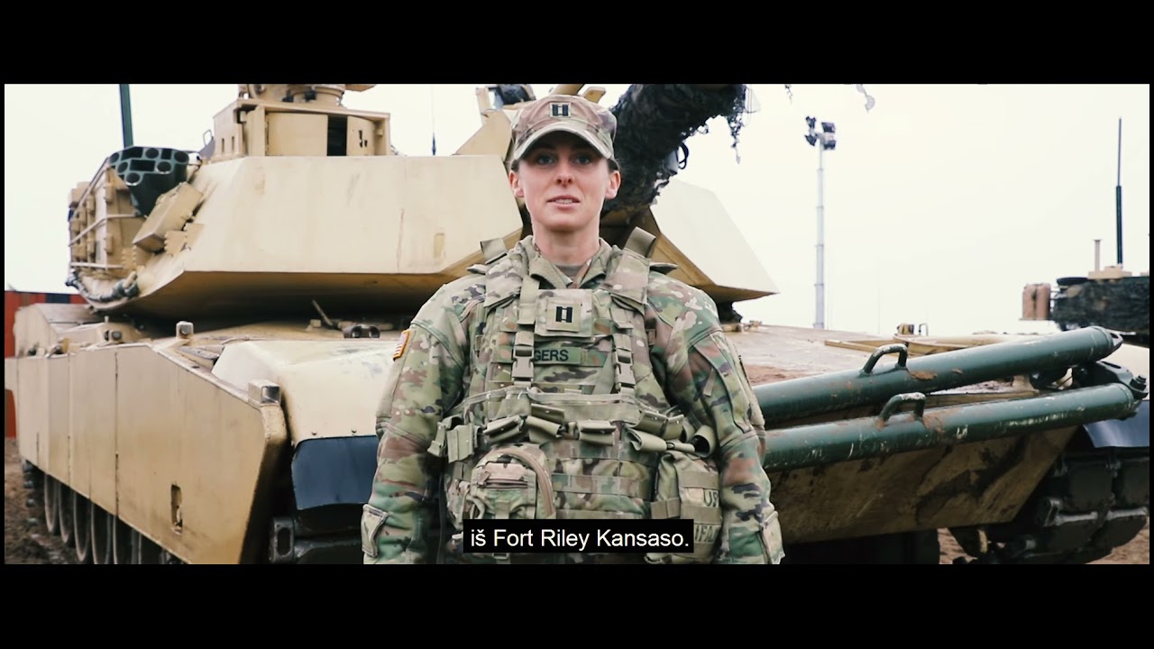 Ex IRON WOLF 2021 - U.S. 3-66 Battalion Bravo Company with M1A2 Abrams ...