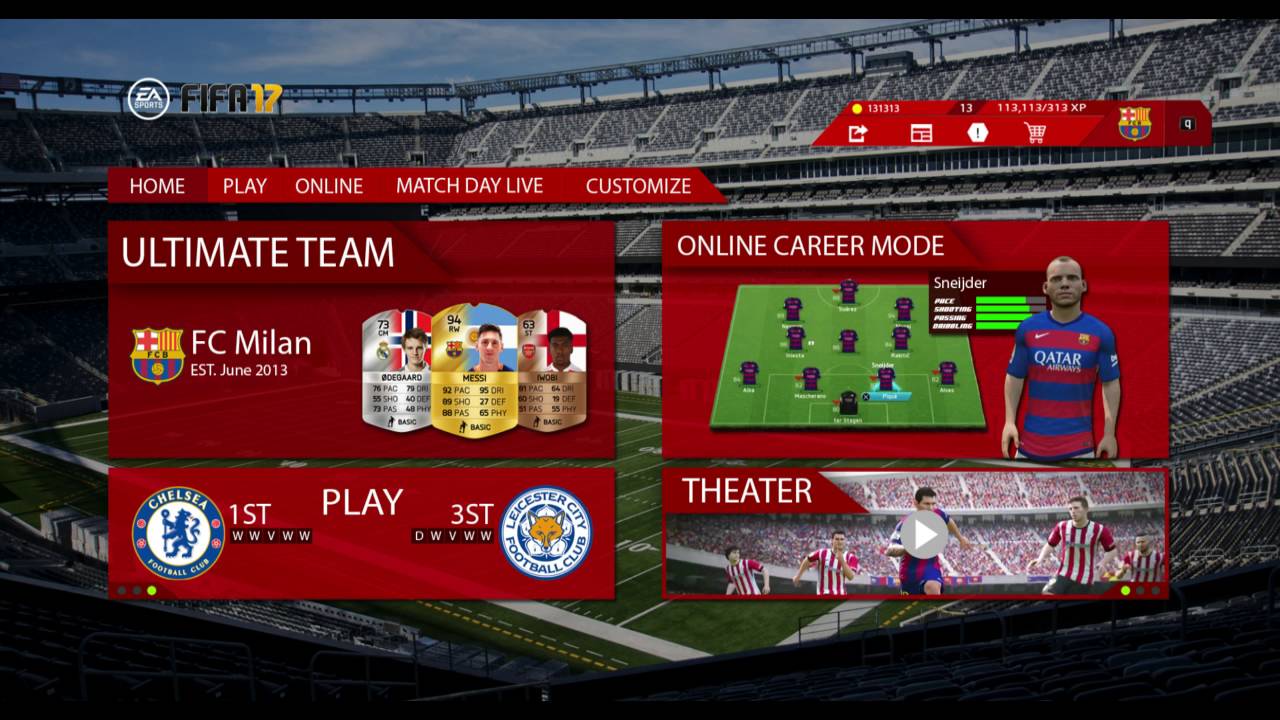 Banners & Fifa 17 Homemenu design - Teubdesigns - YouTube