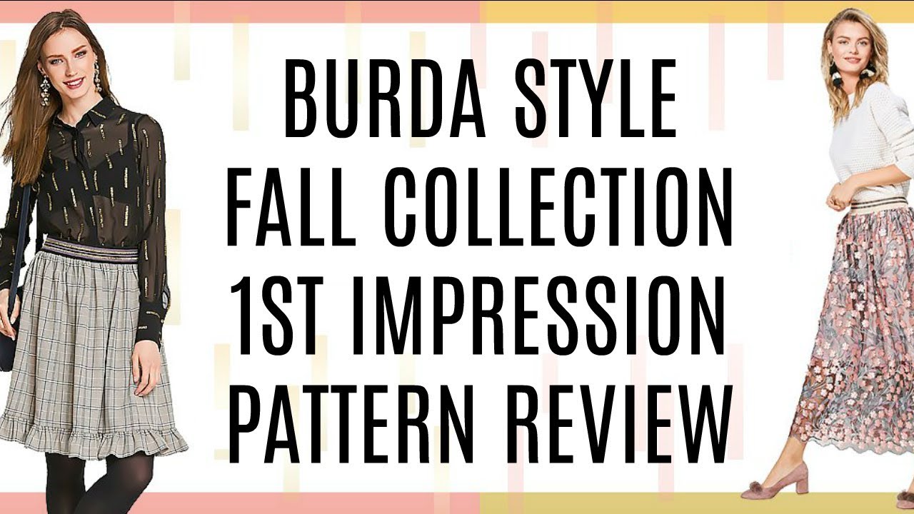 Burda Style | Fall Collection | First Impression Pattern Review - YouTube