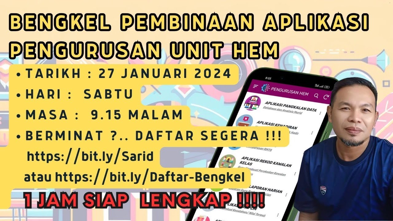 🔴LIVE: PEMBINAAN APLIKASI PENGURUSAN UNIT HEM - YouTube
