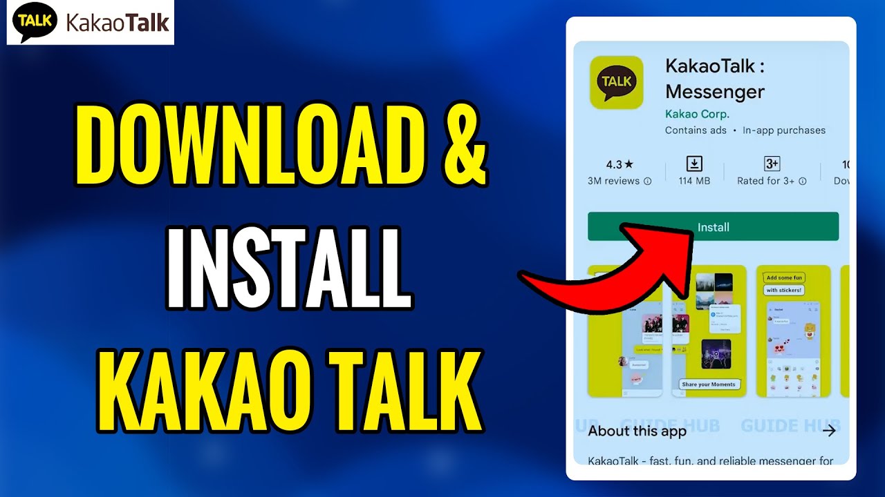 Download & Install KakaoTalk App 2022 - 'KakaoTalk : Messenger' Mobile ...