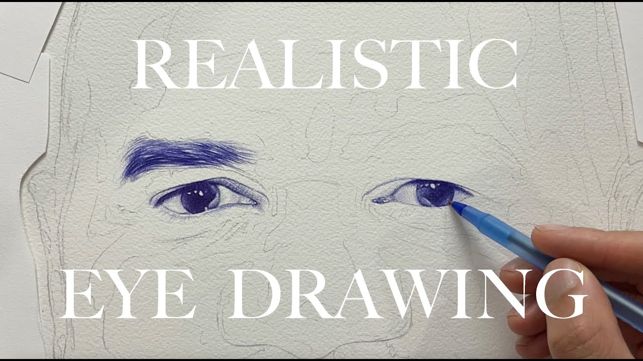 Watch Me Create Realistic Eye Drawing with Just a Pen - YouTube