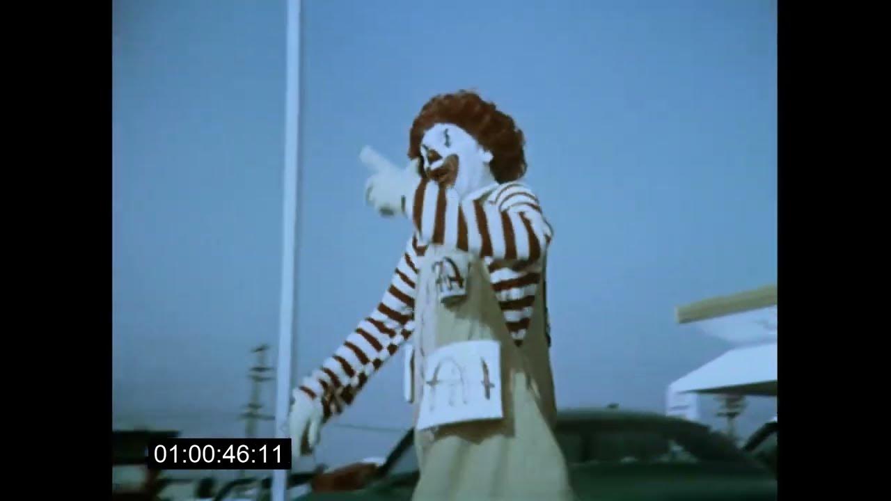 McDonald's Ronald McDonald Commercial - YouTube