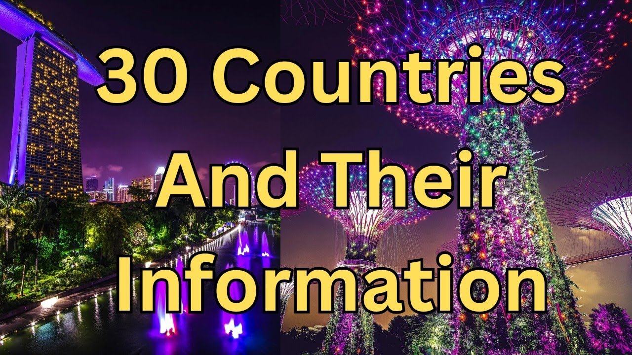 Countries And Their Information | 15 Nations Name With Their Capital ...