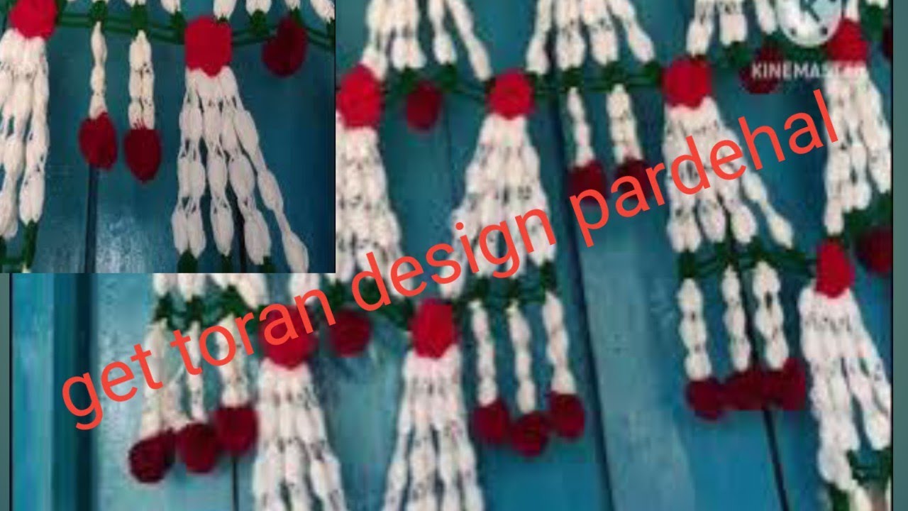 beautiful woolen get toran design/get parda design - YouTube