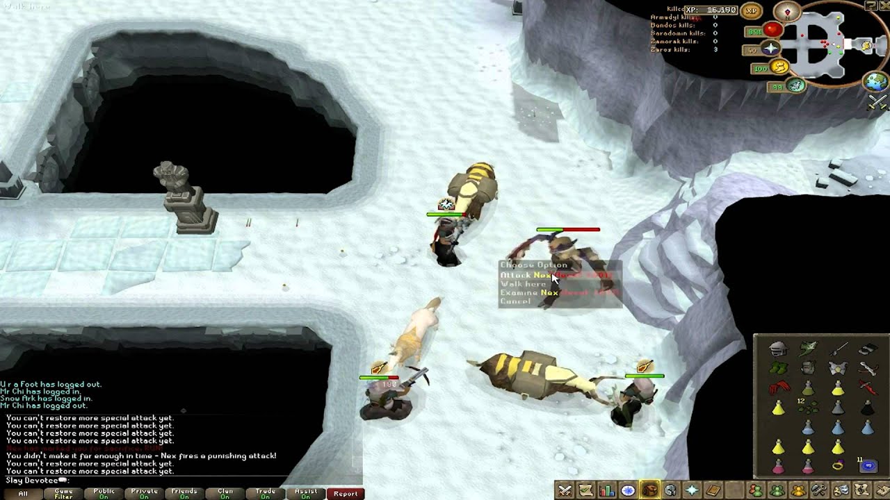 Runescape Nex Live Commentary with Virtus Mask drop - HD - YouTube