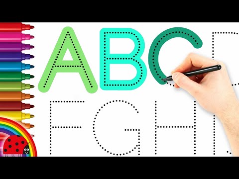 Renkler ve Örneklerle Alfabe Yazma