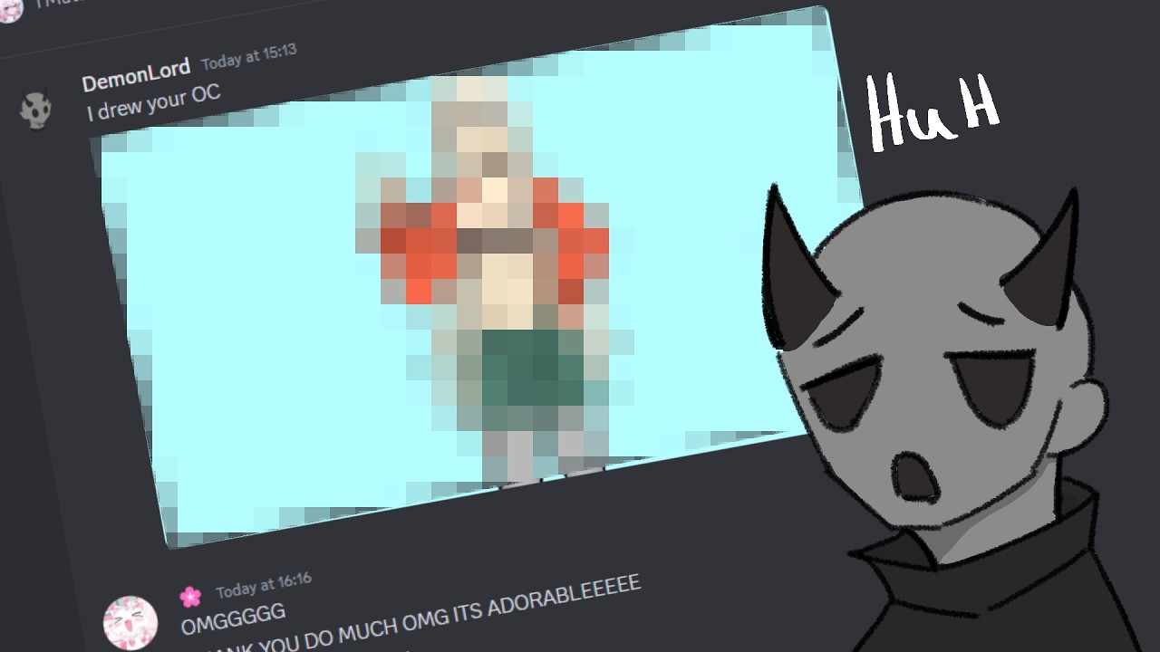 I Snuck into Discord Servers and Drew Peoples OC's - YouTube