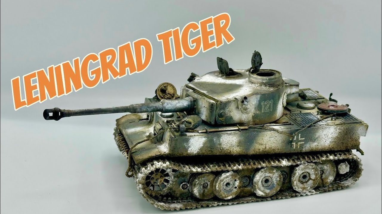 Tiger 1 1/35 Leningrad 1943 SpzAbt 502 Rfm Model - YouTube