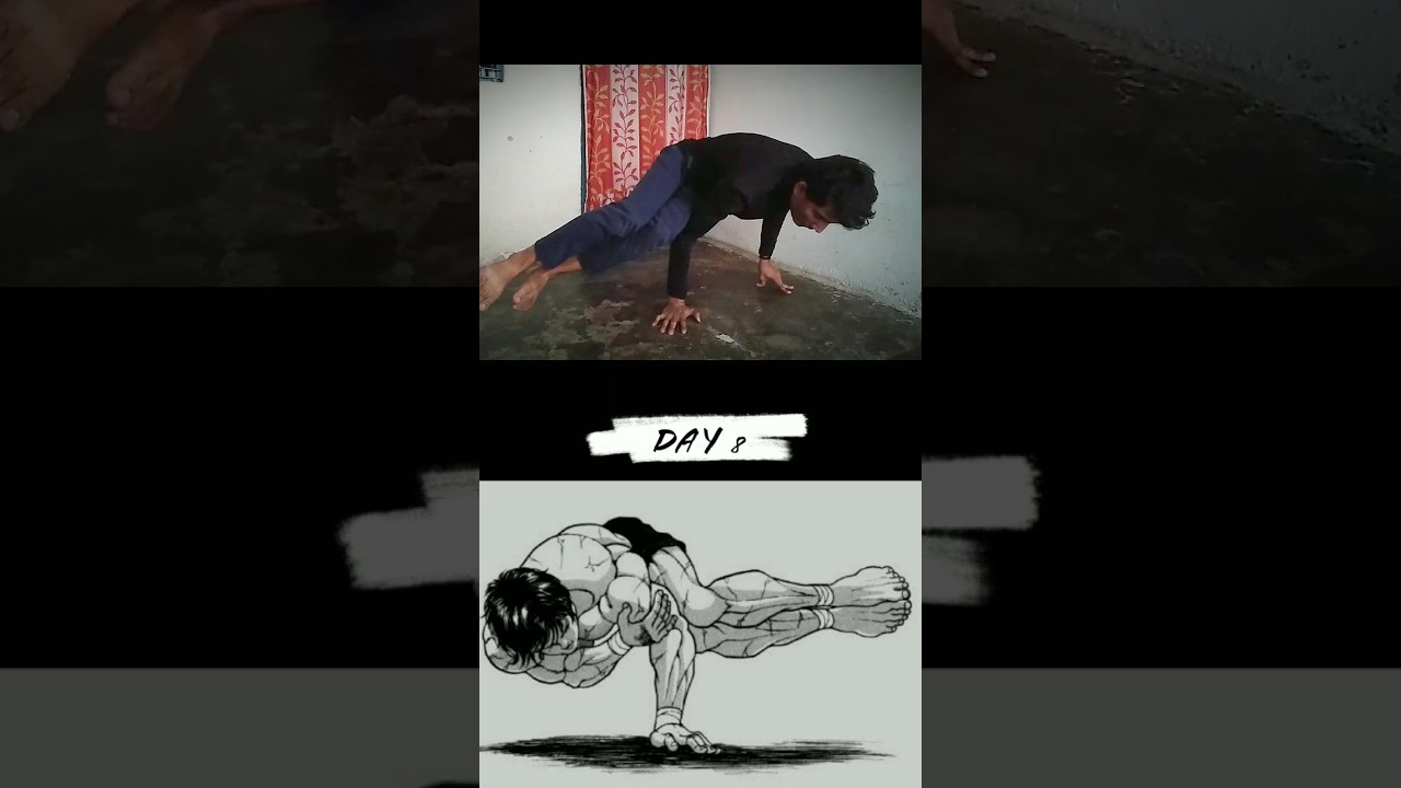 baki pose challenge 🧐 #fitness#armyman#anime - YouTube