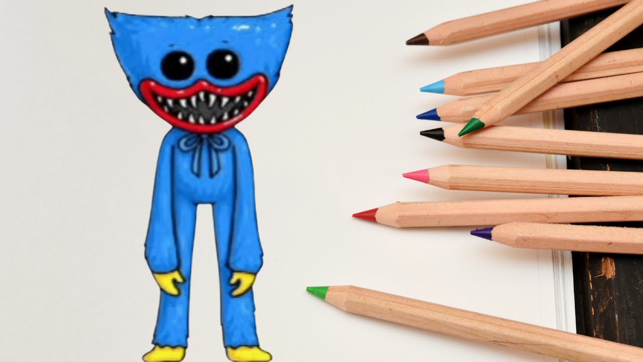 HUGGY WUGGY HOW TO DRAW EASY! Poppy playtime. Haggy Waggy - YouTube