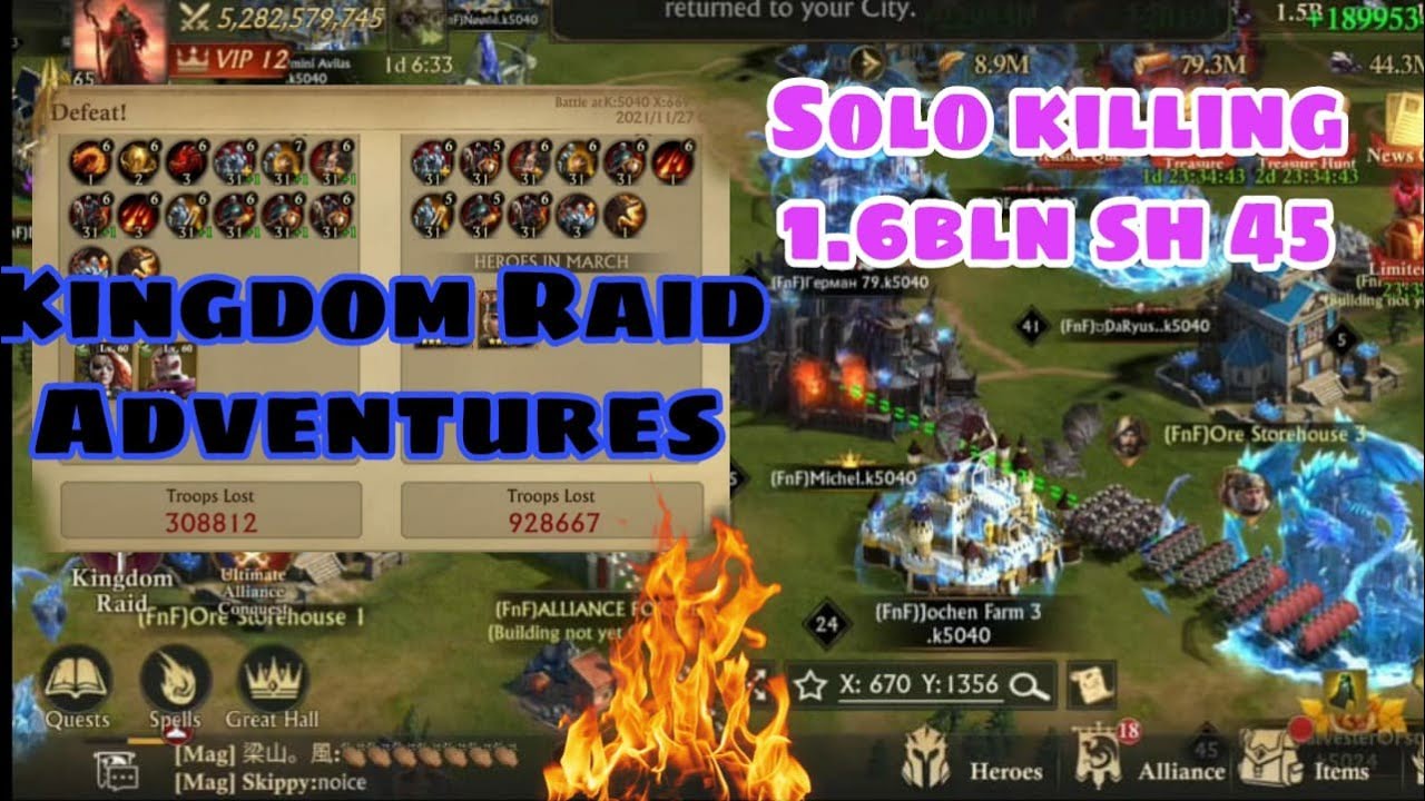 Kingdom Raid| King Of Avalon - YouTube