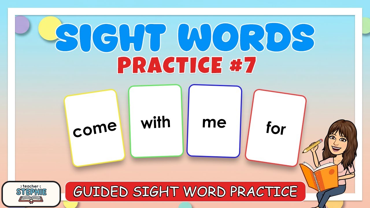 Sight Word Stories #7 – Come, With, Me, For | Guided Dolch/Fry Reading ...