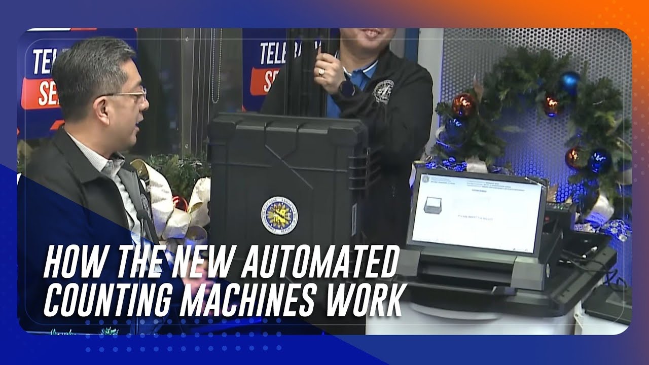 How the new automated counting machines work | TeleRadyo Serbisyo - YouTube