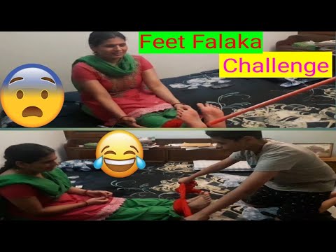 Feet Phulaka challenge funny video😂 / It hurts a lot😭 / SFV
