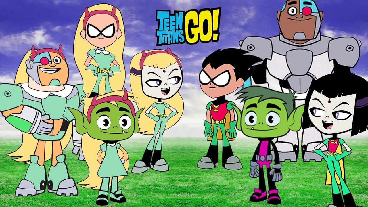 Teen Titans Go! Color Swap Team Star vs the Forces | Moon Color Swap ...