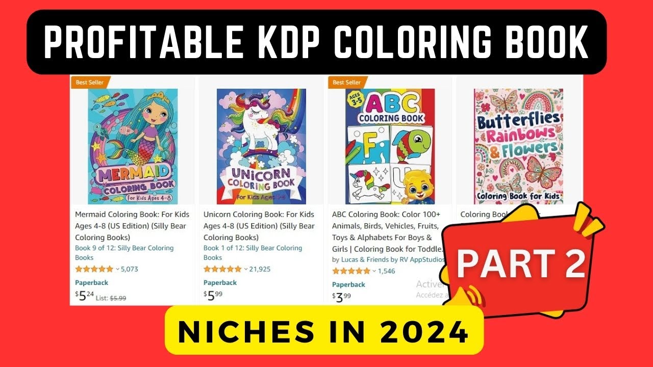 5 Most Profitable kdp Coloring Book Niches For 2024 : About Kdp Niche ...