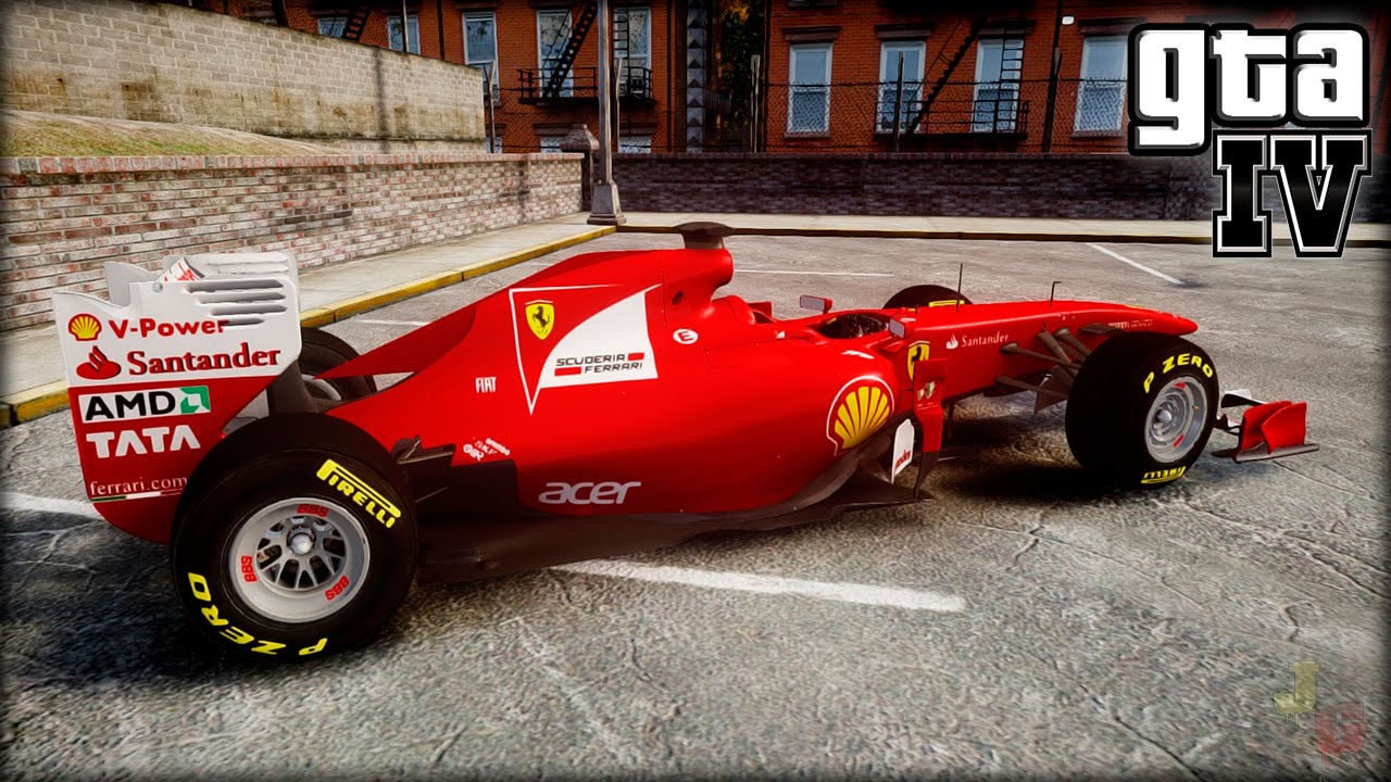 GTA IV Mod - Formula 1 Ferrari 150 Italia Track Testing - YouTube