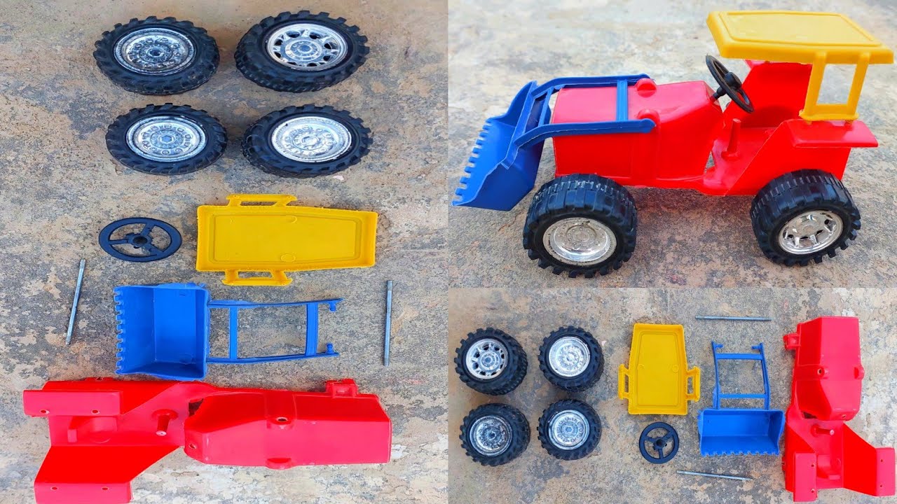 How To Make Mini Tractor For University Projects | Diy Tractor Trolley ...