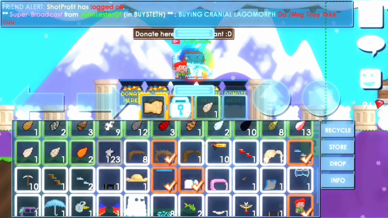 GROWTOPIA DONATIONS - GETTING ALL ITEM OF MONTHS - YouTube