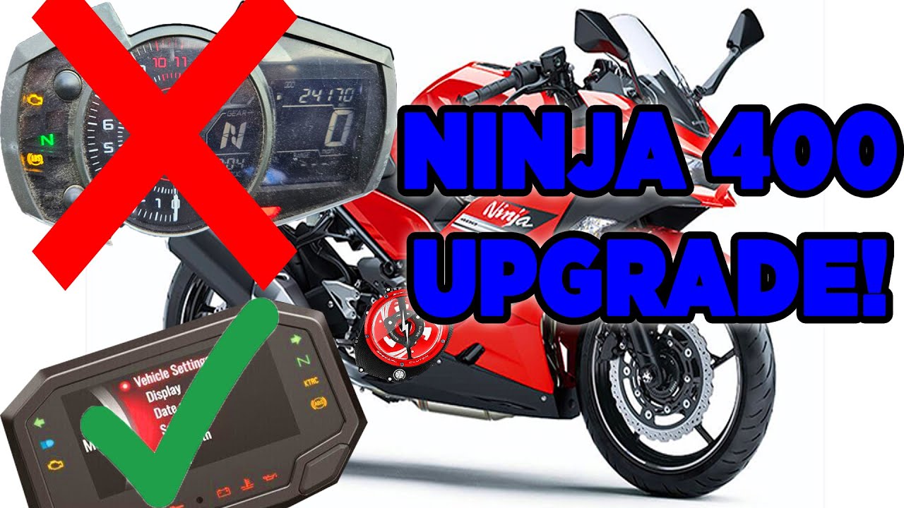 Ninja 400 Clear Clutch and Analog Display Swap Update - Kawasaki Ninja ...