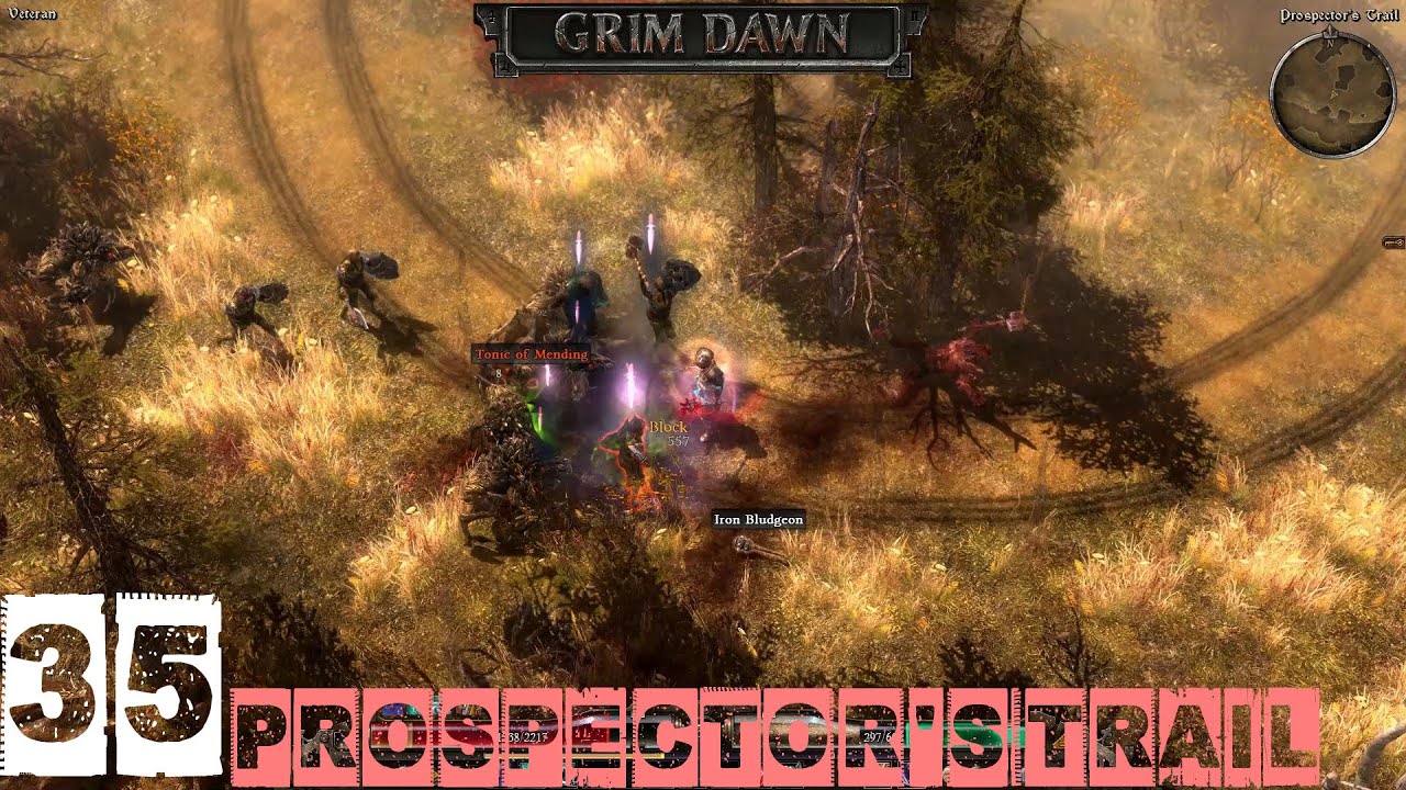 Grim Dawn Veteran (Blademaster) Part 35 - Prospector's Trail - YouTube