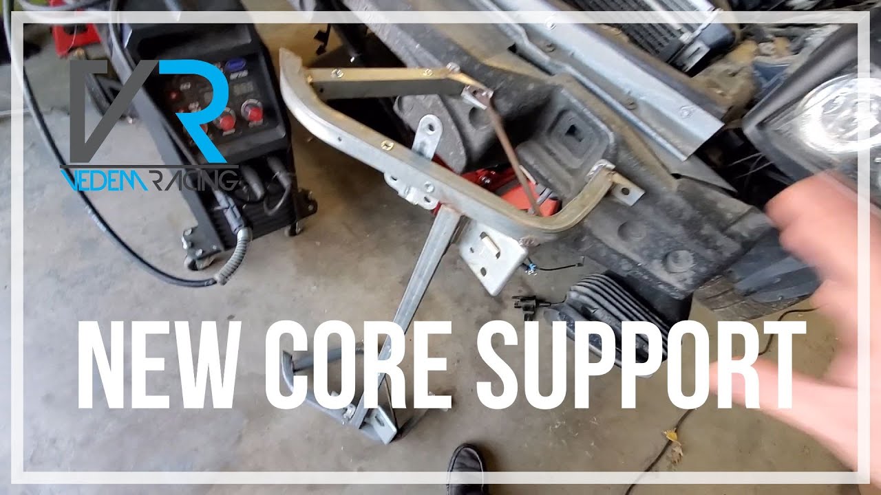 Installing a new core support for my Corvette Drift Build! Ep: 4 - YouTube